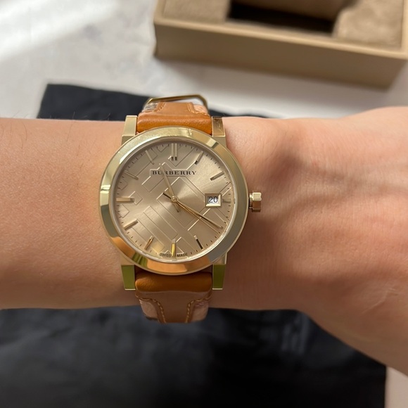 Burberry | Accessories | Burberry Haymarket Watch | Poshmark